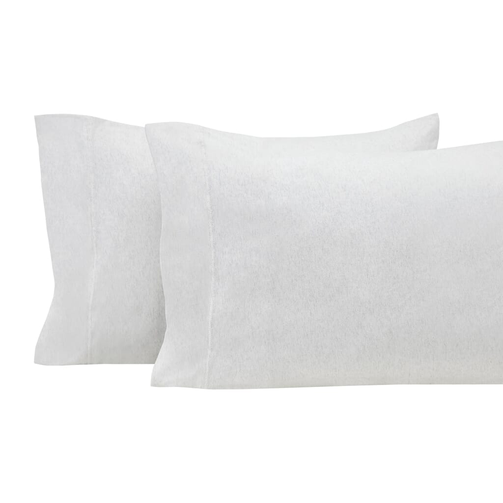 Halston Melange Jersey Pillowcase - Orchids Lux Home